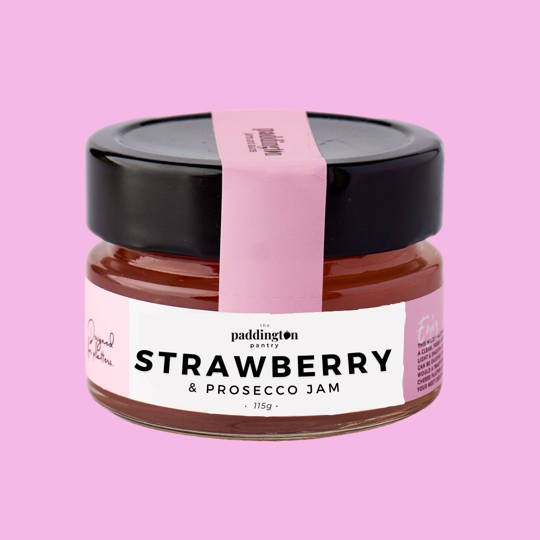 Strawberry & Prosecco Jam - Platter Series 115g – The Paddington Pantry